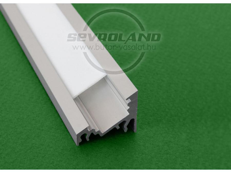 LED szalag tartó 30-60° ferde aluprofil CORNER ezüst LED szalag tartó 30-60° ferde aluprofil CORNER ezüst